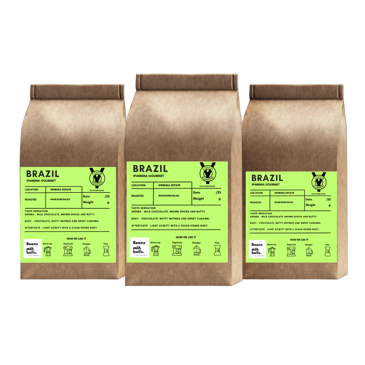 Green Label Brazilian Single Origin - The Yellow Roastery